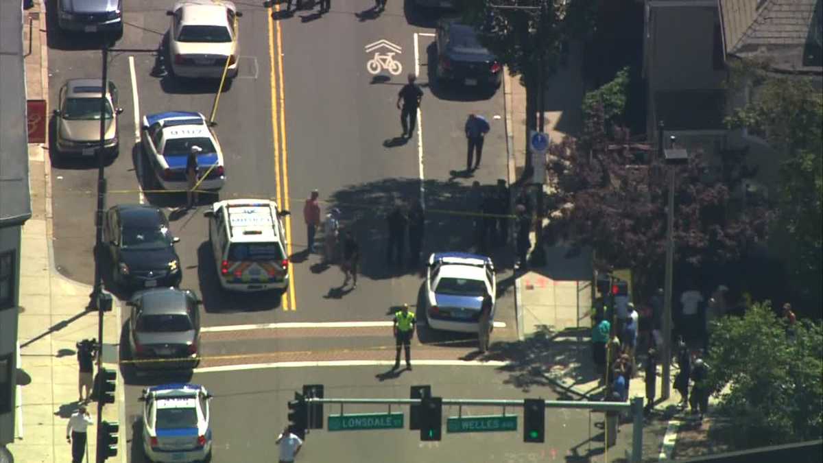 Photos: Two Boston police officers shot