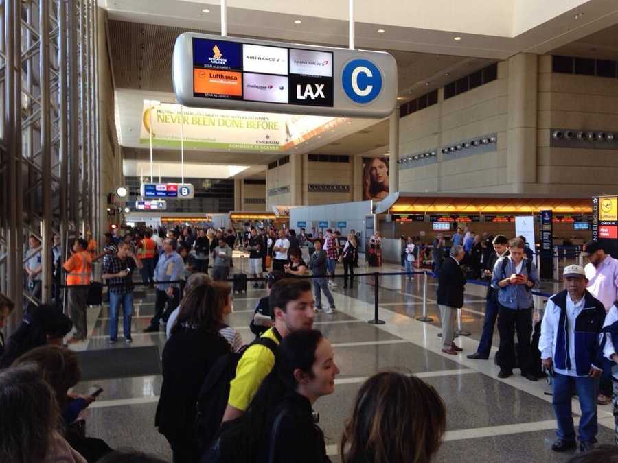 Photos: Shooting inside Los Angeles Airport terminal