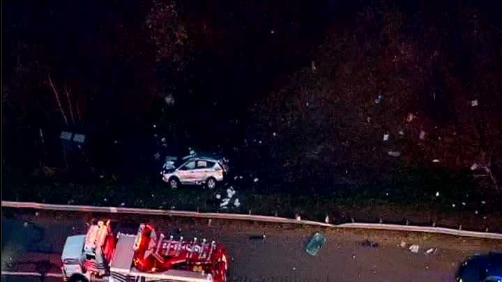 Vehicles crash on busy Route 1 in Chelsea