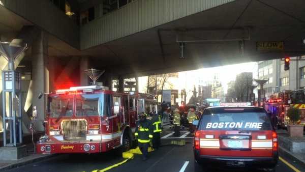 MBTA station evacuated after electrical fire