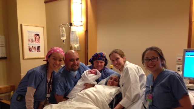 Photos of first 2014 babies in Mass.