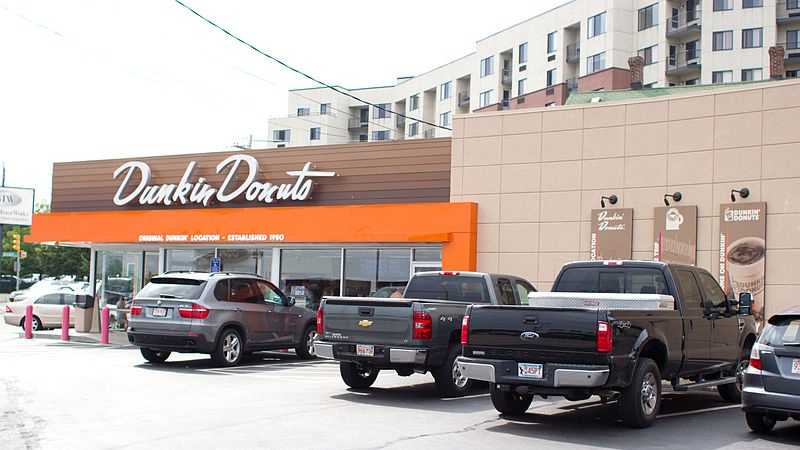 Dunkin' Donuts heading south of the border