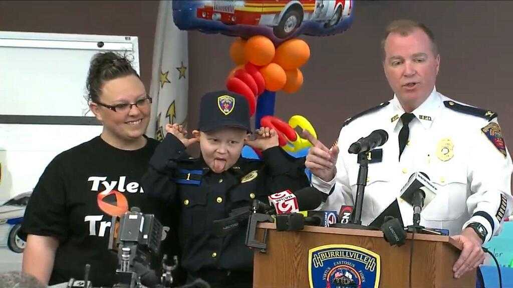 Photos: 'Tyler's Troops' make boy's birthday unforgettable