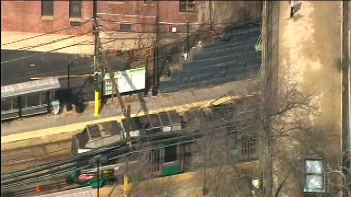 MBTA train derails near Fenway