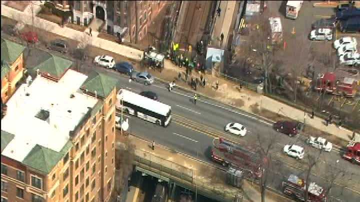 MBTA train derails near Fenway