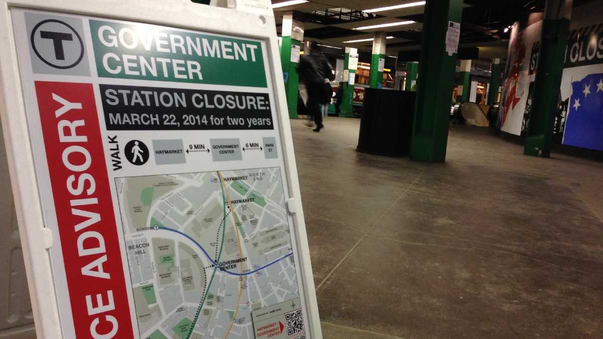 Government Center MBTA station closing for two years