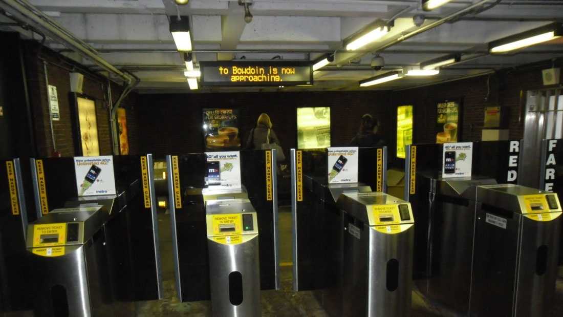 Historic signs discovered inside MBTA station