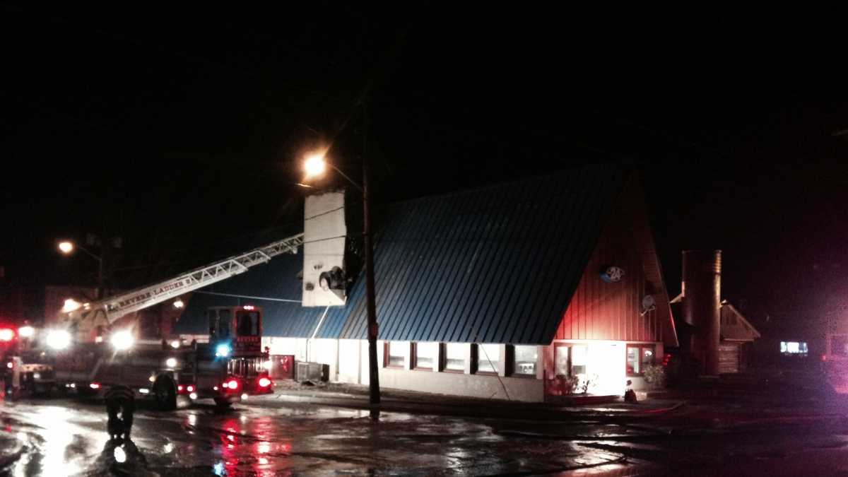 Crews battle IHOP fire