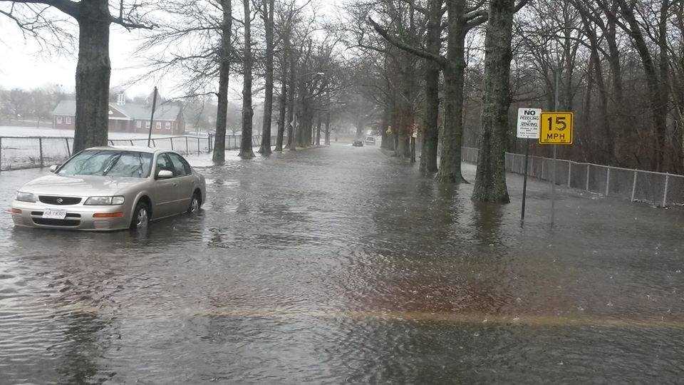 Photos: Torrential rain floods roads, strands drivers