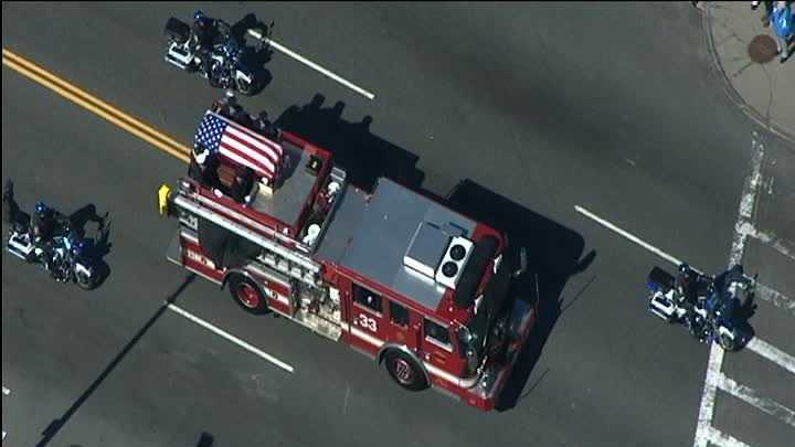 Photos: Mourners honor firefighter Michael Kennedy