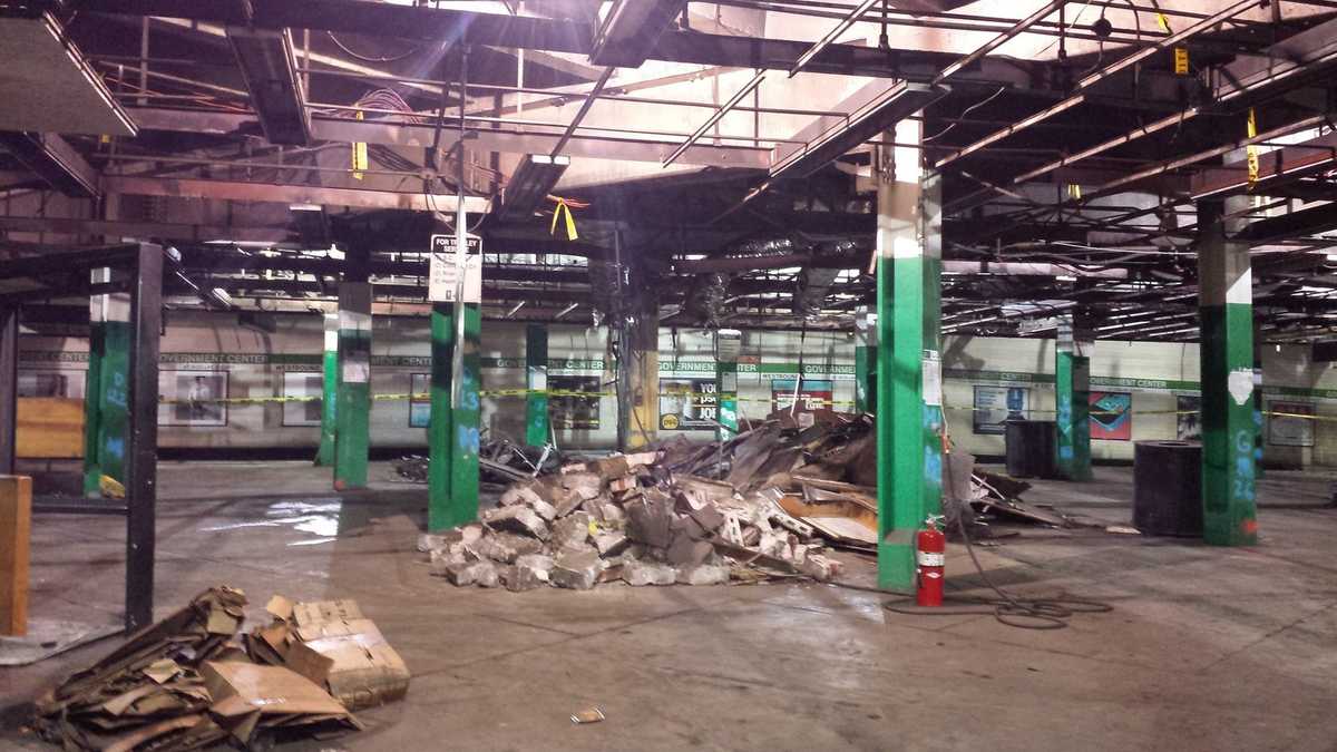 Historic signs discovered inside MBTA station