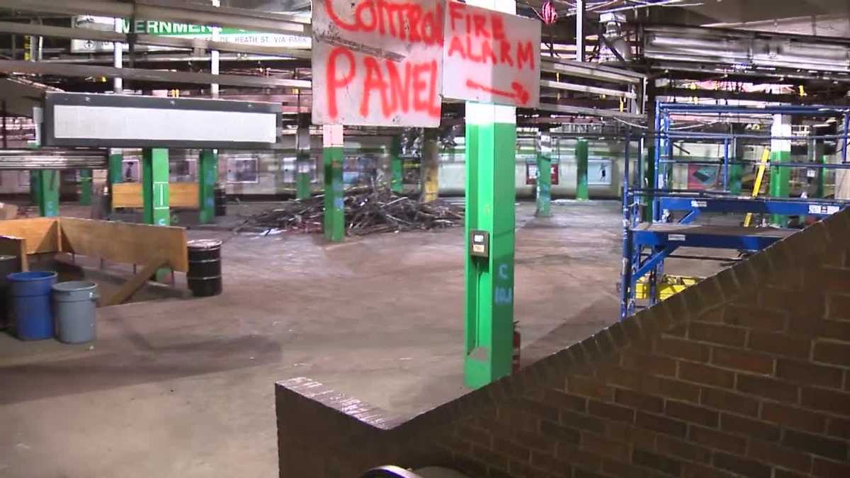 Historic signs discovered inside MBTA station