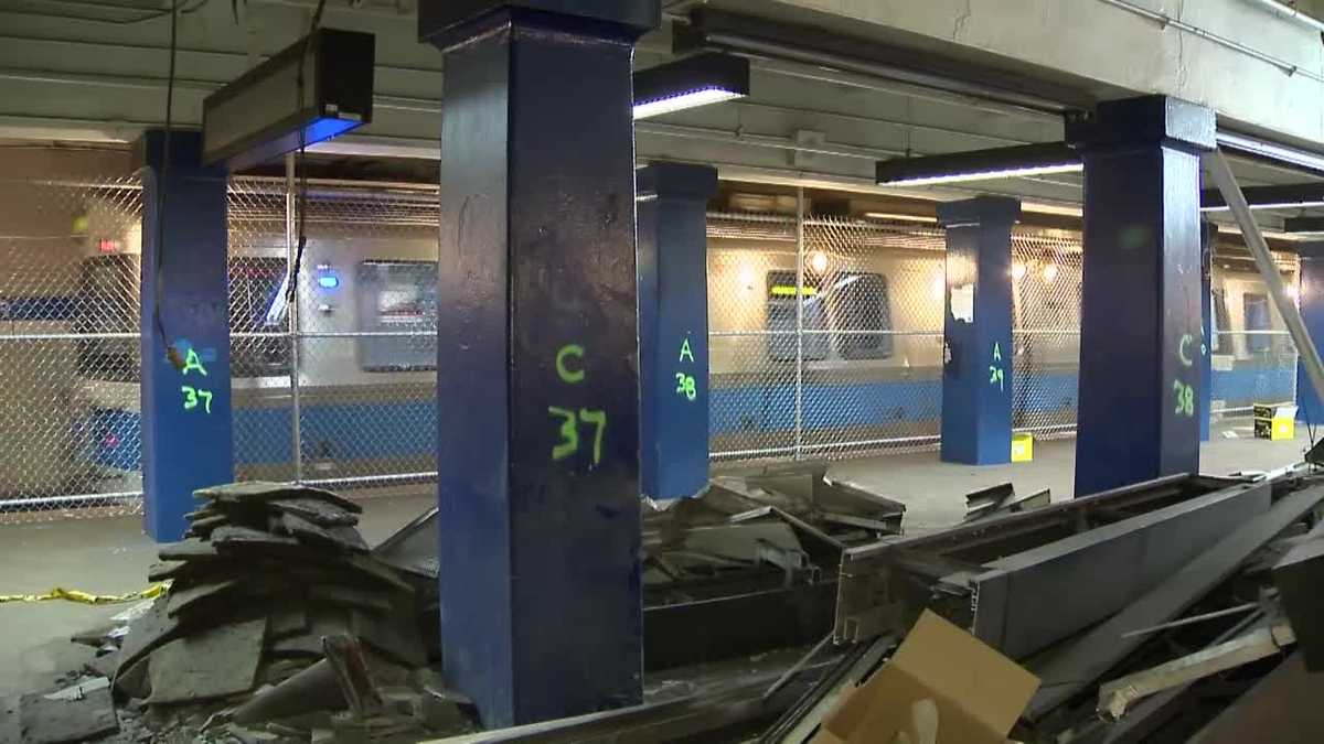 Historic signs discovered inside MBTA station