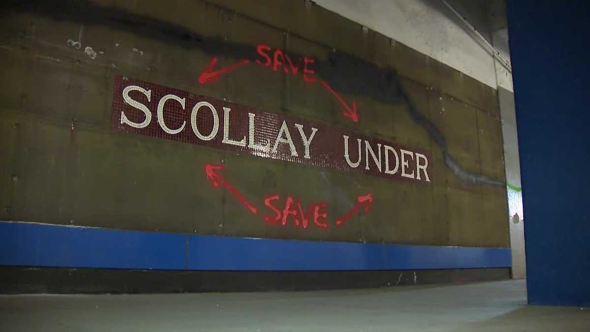Historic signs discovered inside MBTA station