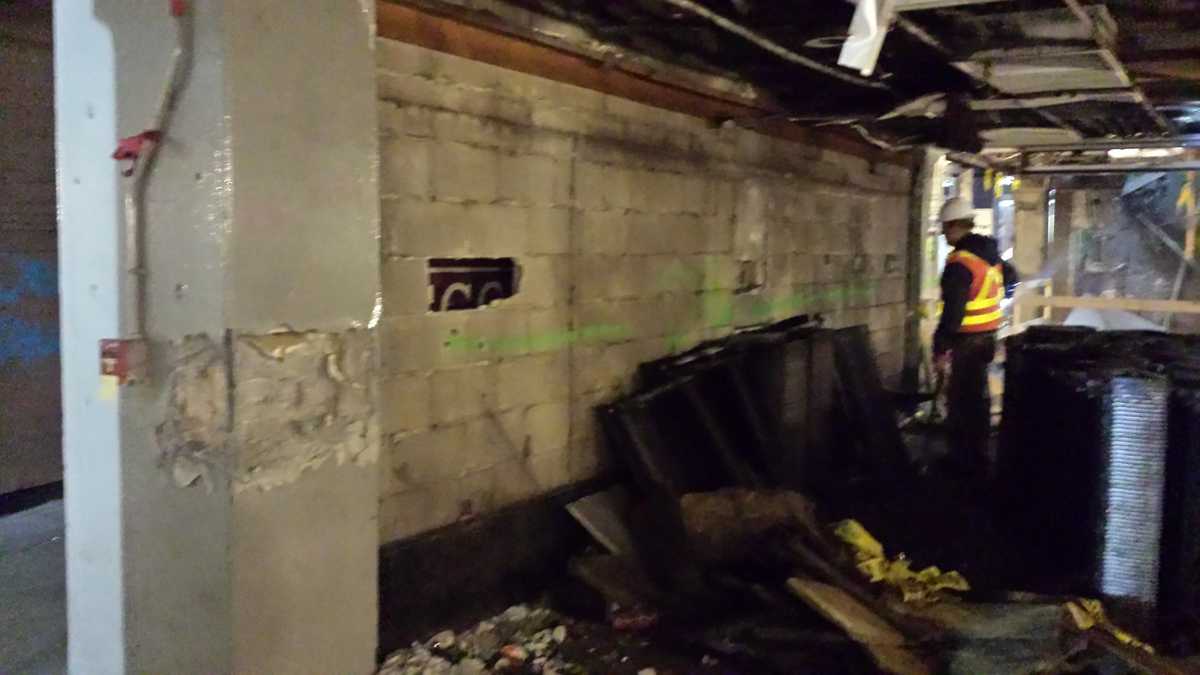 Historic signs discovered inside MBTA station