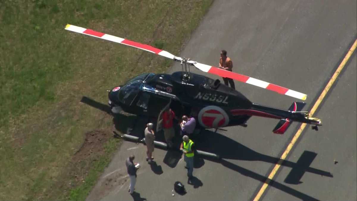 WHDH news chopper crashes on takeoff