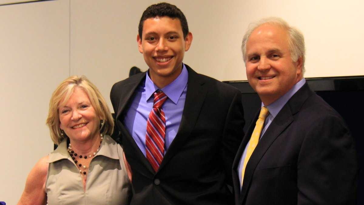 WCVB A Plus scholarship presentation