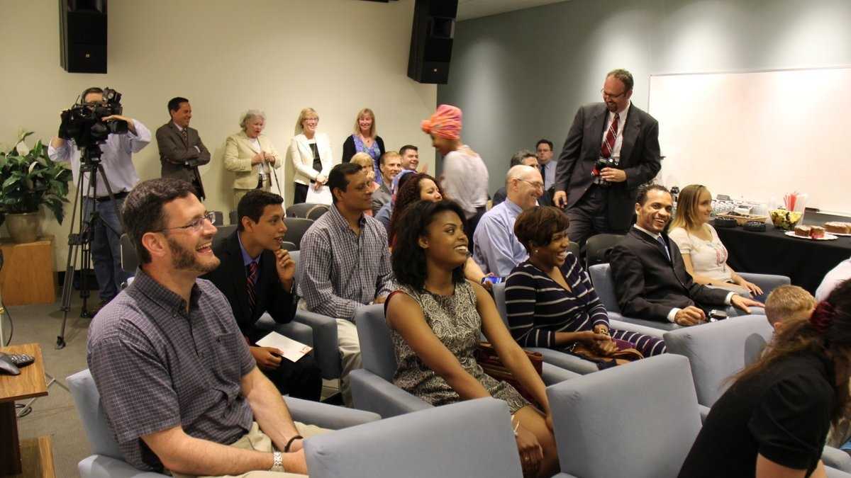 WCVB A Plus scholarship presentation