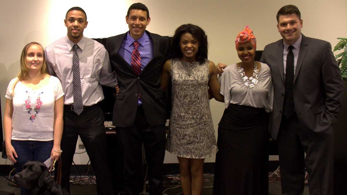 WCVB A Plus scholarship presentation