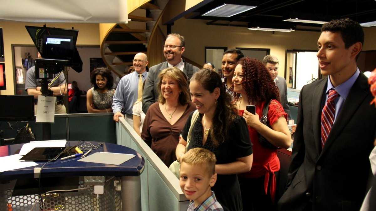 WCVB A Plus scholarship presentation