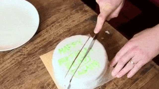 Yes, you are cutting a cake all wrong