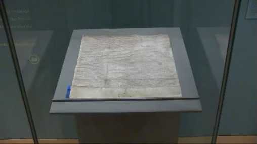 Magna Carta on display at Museum of Fine Arts