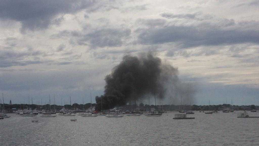 Photos: Boat fire in Nantucket