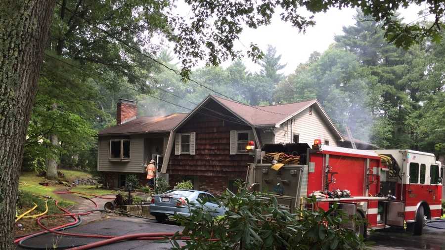 Lightning strikes home; storm threat continues