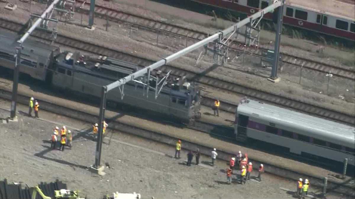 Photos: Amtrak, MBTA train involved in South Station crash