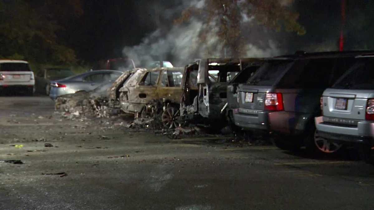 Photos: 20 expensive, high-end cars burn in fire