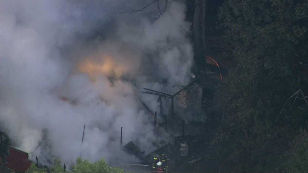 Large fire destroys Ashburnham home