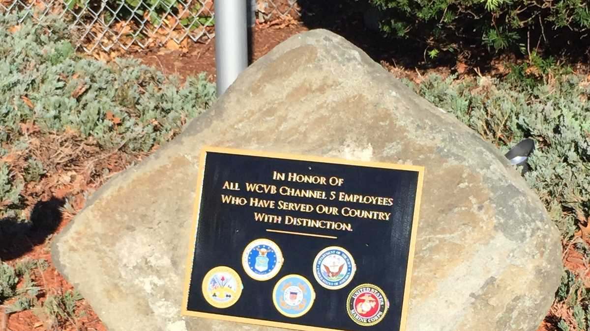 Photos: WCVB honors its veterans with new monument
