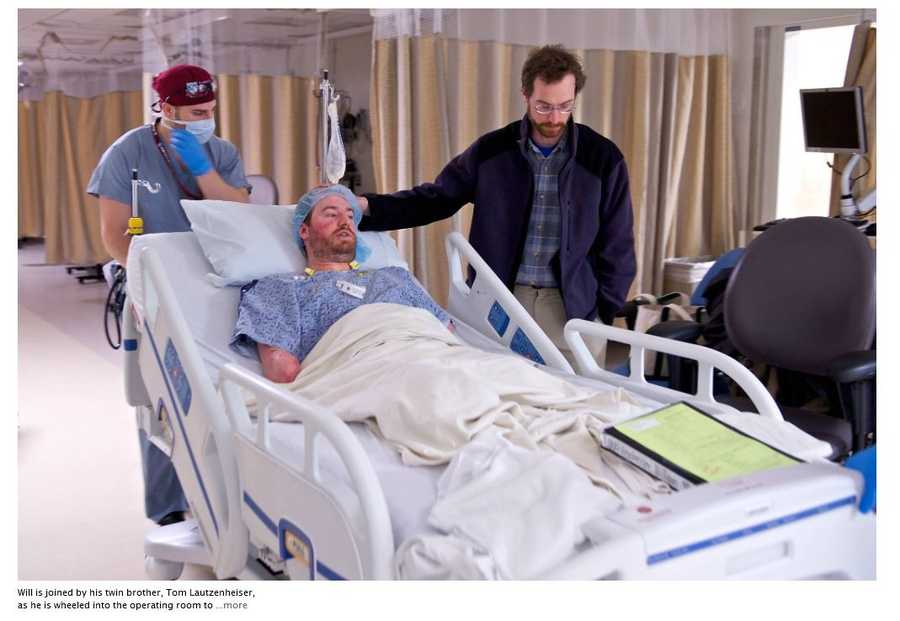 Double arm transplant patient thanks medical team