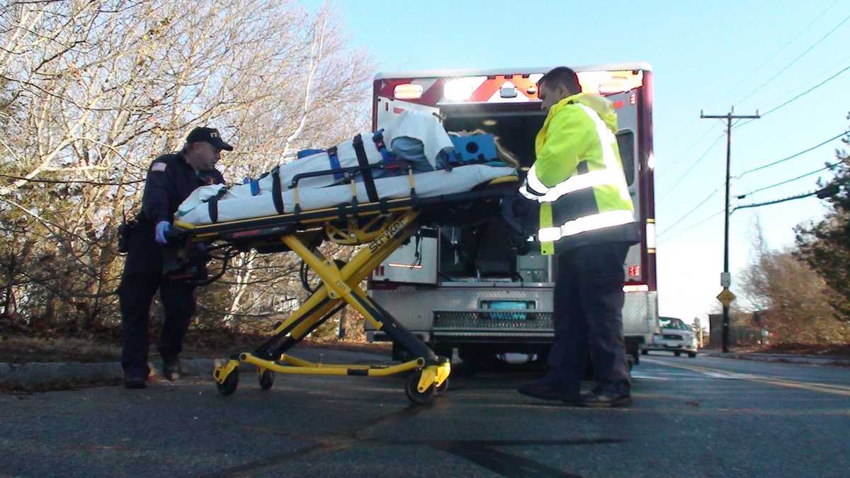 Photos: Black ice causes minivan crash