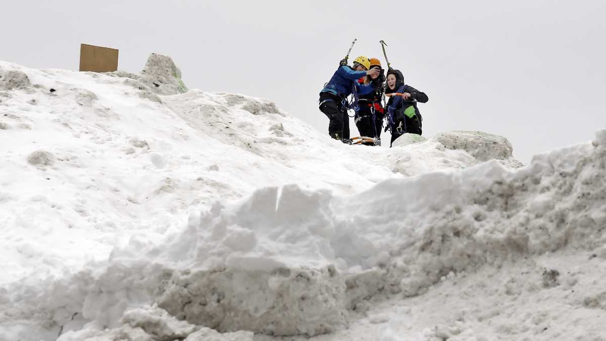 Astonishing photos from record-setting winter