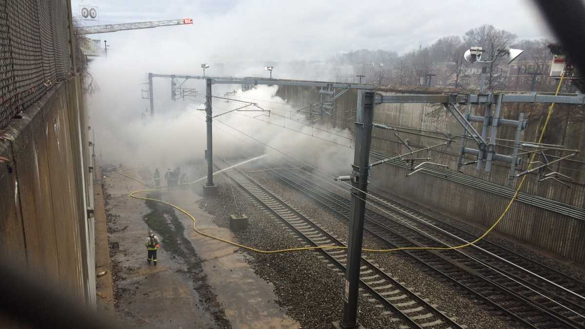 Electrical fire delays MBTA Commuter Rail, Amtrak