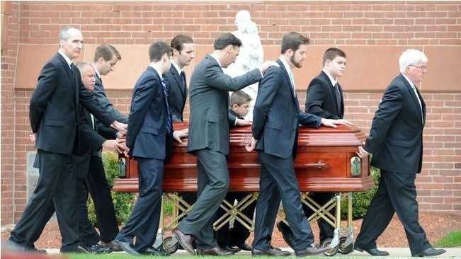 Funeral held for third Rockland High senior to die since October