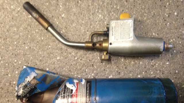 Teen burned when propane torch explodes in fire