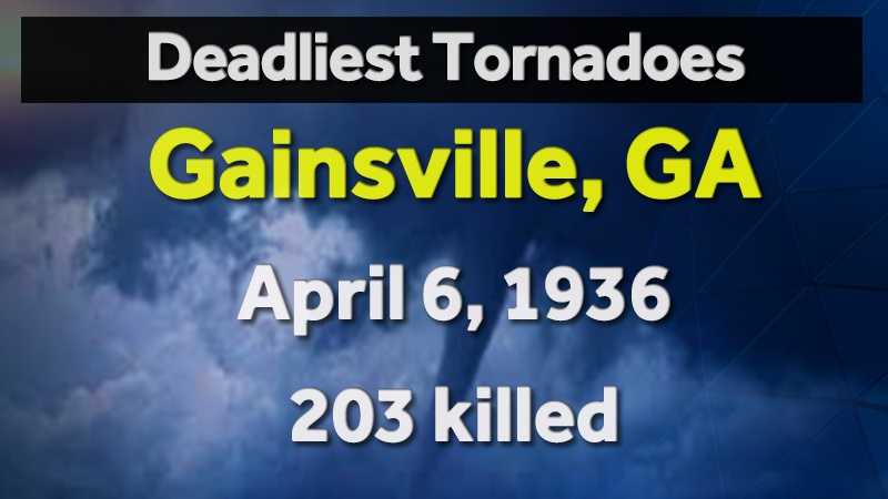Deadliest tornadoes in U.S. history