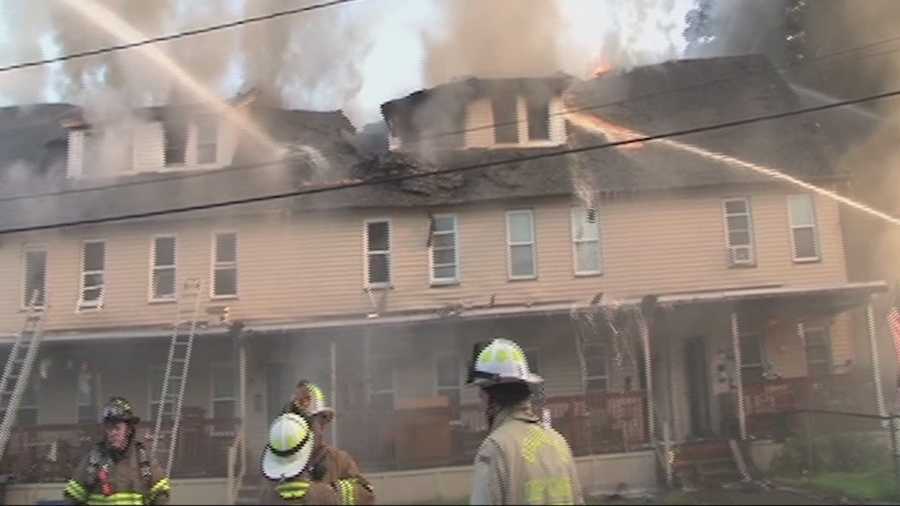 Crews battle 3-alarm Northbridge apartment fire