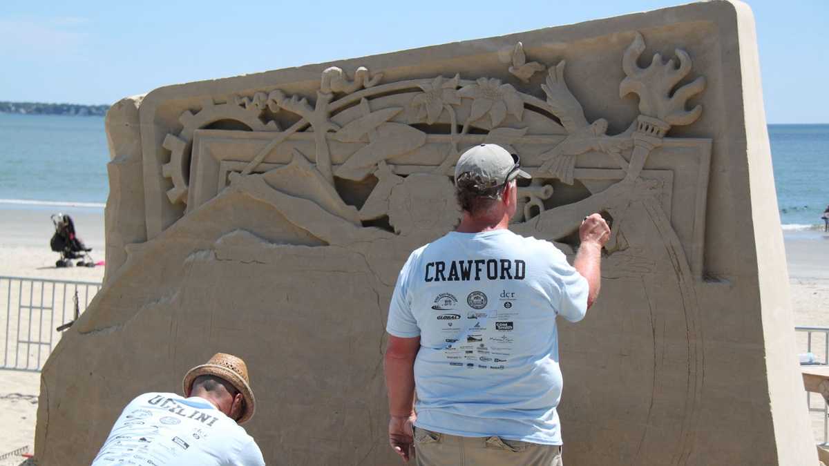 Photos: Winners of Revere Beach sand art competition
