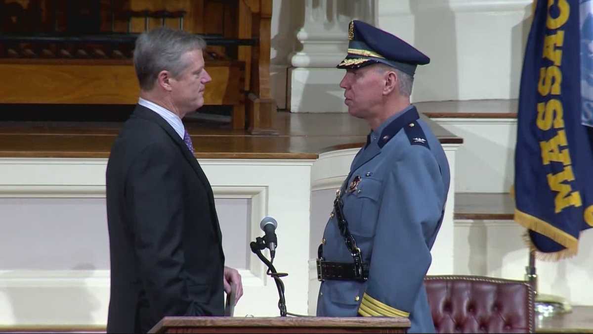 Baker swears in new Massachusetts State Police leader