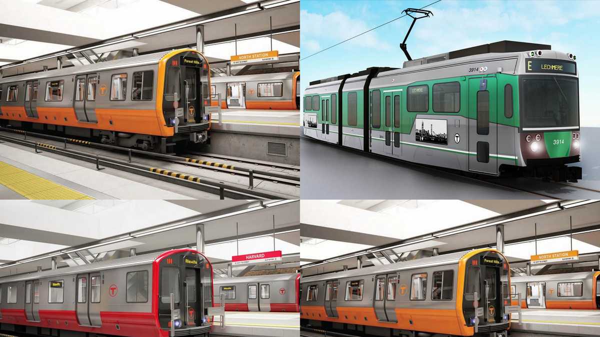 See the new MBTA subway car designs
