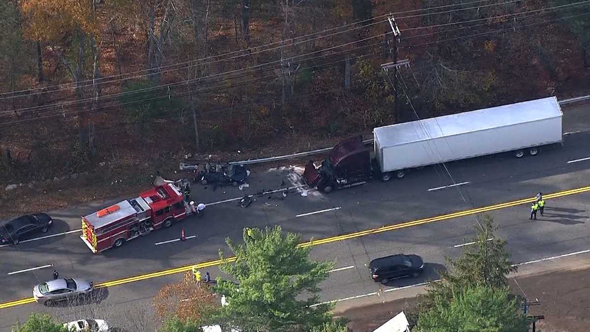 Collision sends vehicle into oncoming traffic