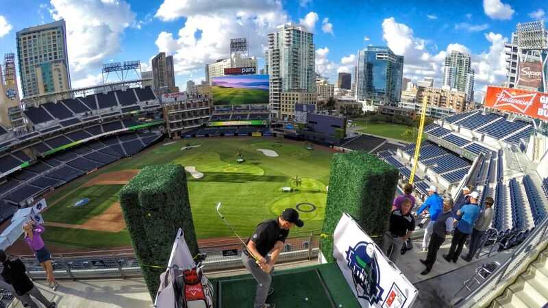 Baseball stadium turned into 9-hole golf course