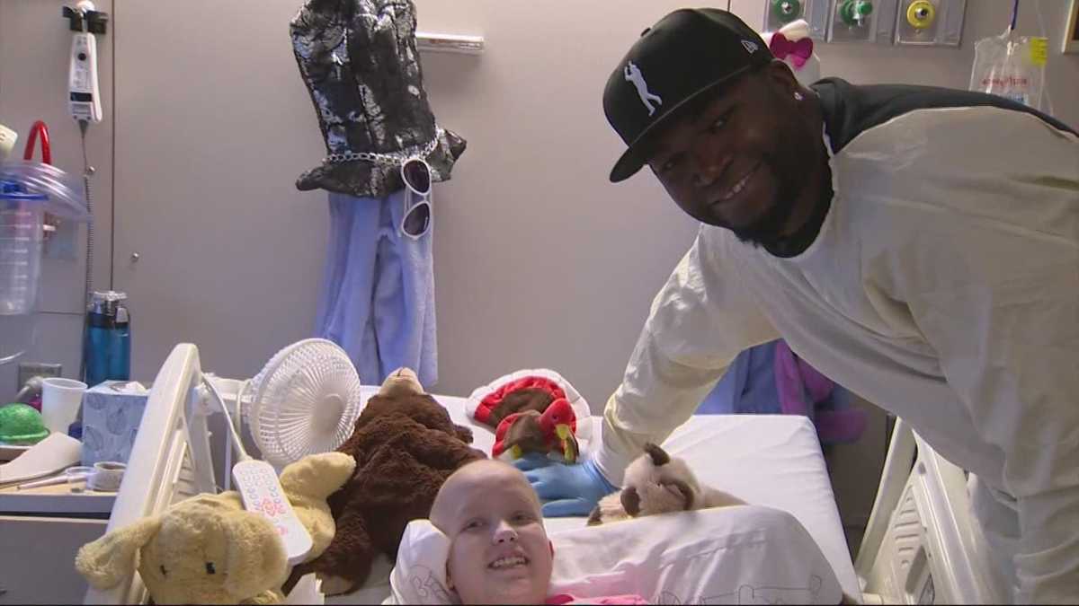 Big Papi makes big donation while visiting sick children