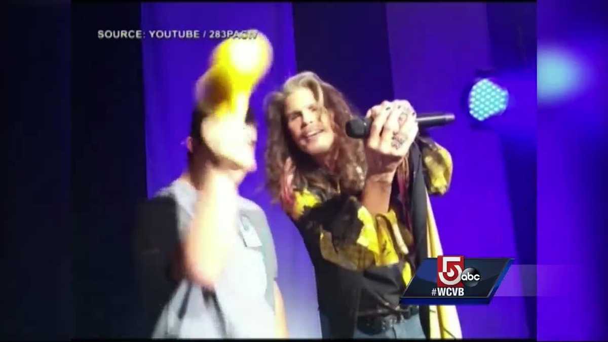 Chance encounter gives Aerosmith fan surprise of lifetime