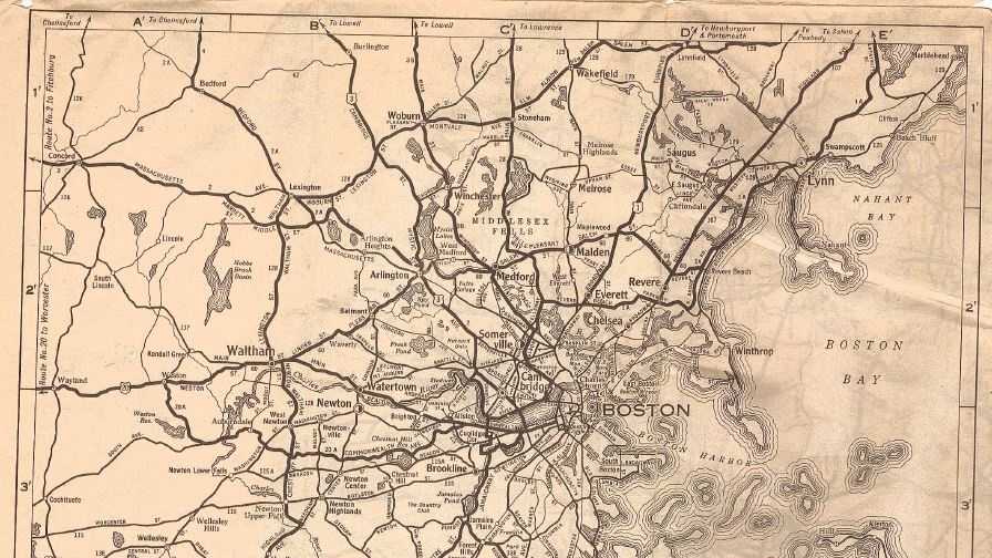 Historic Massachusetts maps
