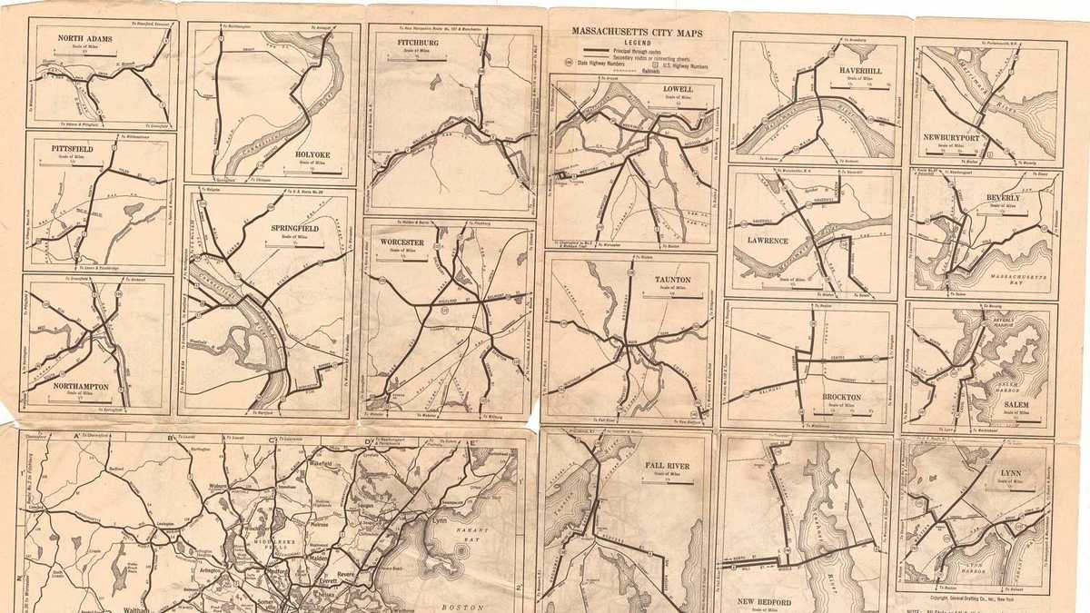 Historic Massachusetts maps