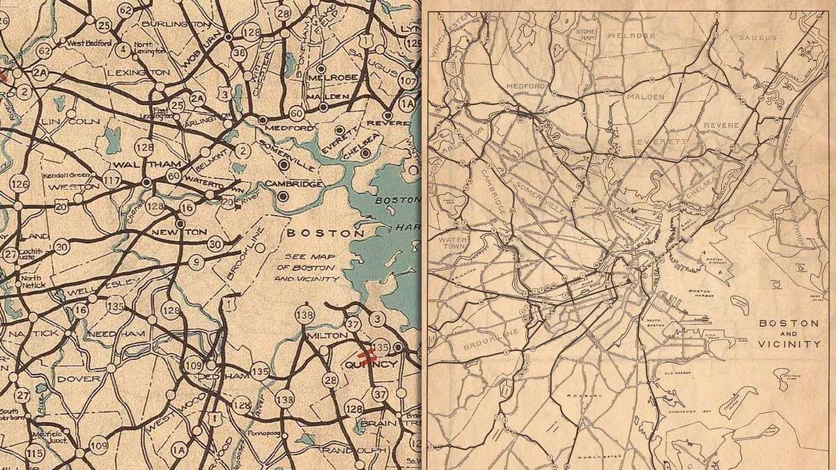 Historic Massachusetts maps